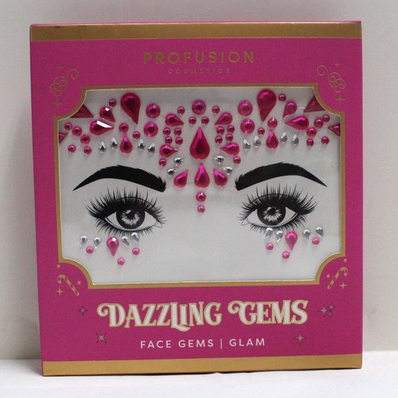 Profusion Cosmetics | Makeup | Dazzling Gems Face Gems In Pink Silver ...